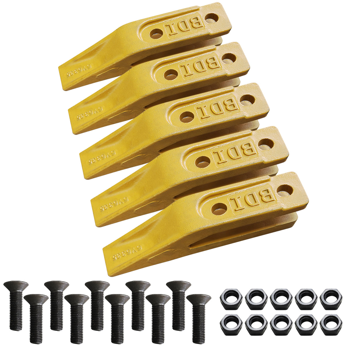 1358203 Bucket Teeth 6Y6335 Caterpillar Style Backhoe Loader / Excavat ...