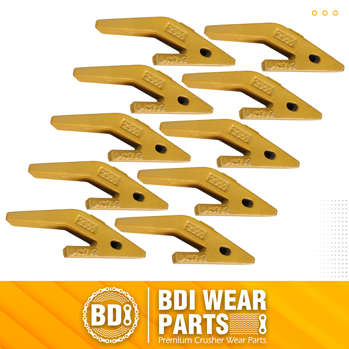 BDI Wear Parts Assembly U43792 Bucket Tooth Adapter +23 230 Bucket Tee